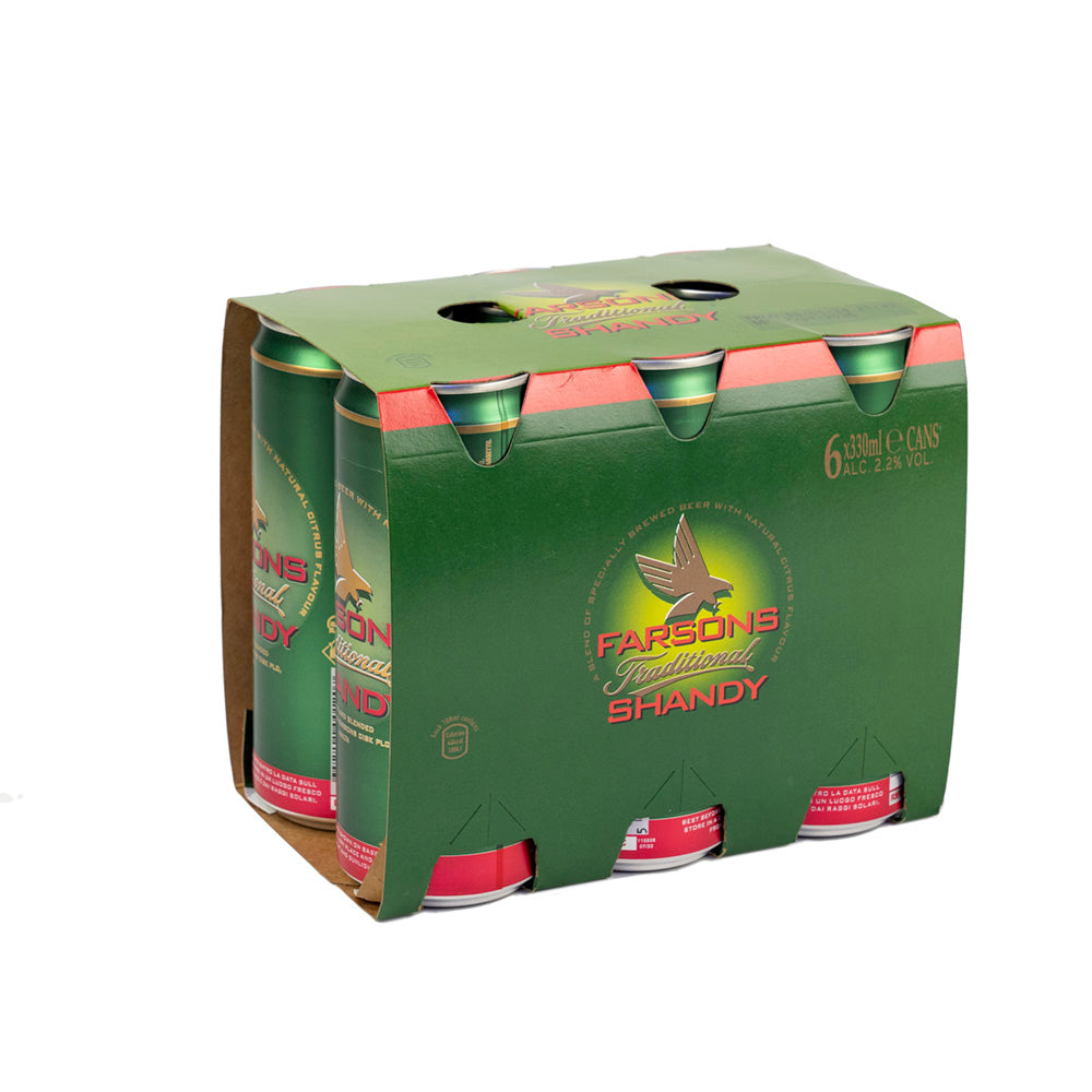 Farsons Traditional Shandy Can - Pack of 6 — Farsonsdirect Malta